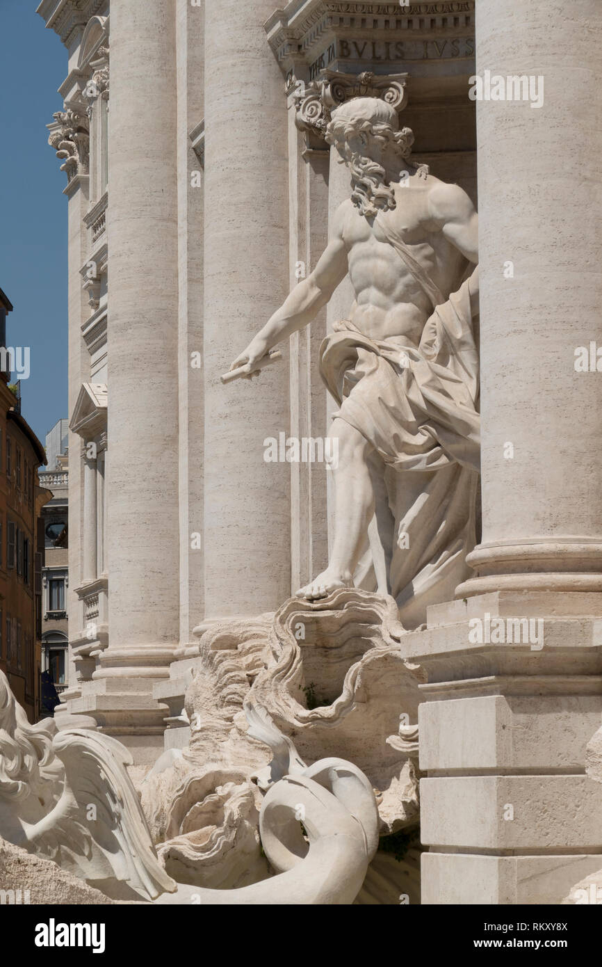Palazzo Poli, also Palazzo Conti, Trevi Fountain, Fontana di Trevi ...