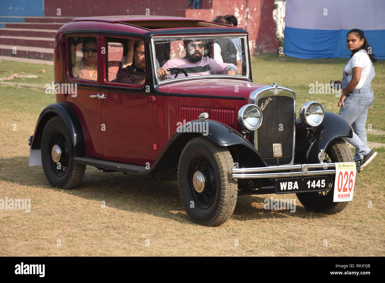1933 Austin car with 10 hp and 4 cylinder engine, WBA 1445 India Stock ...