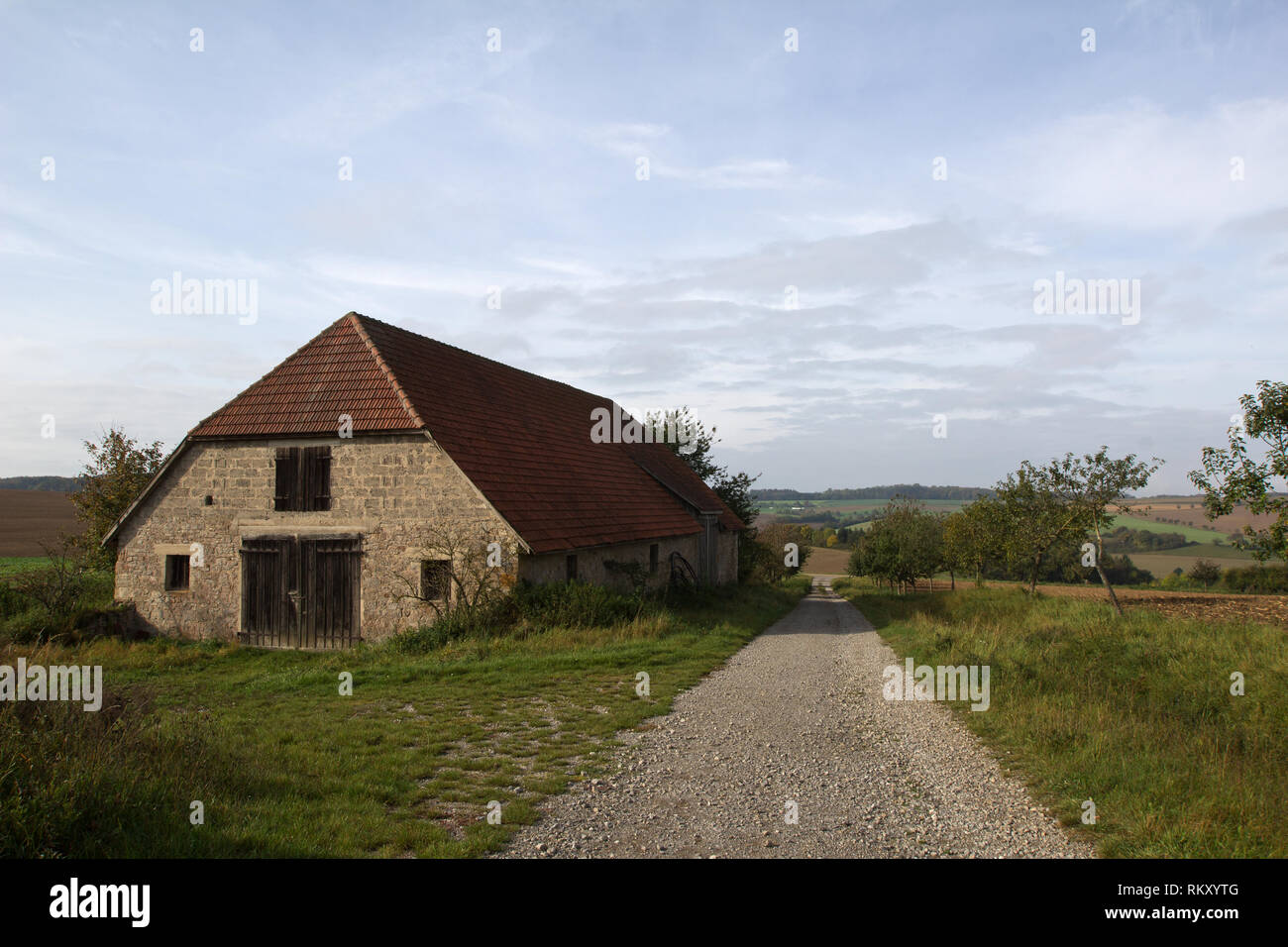 Summer / Rural landscape / Farm, Barn Stock Photo - Alamy