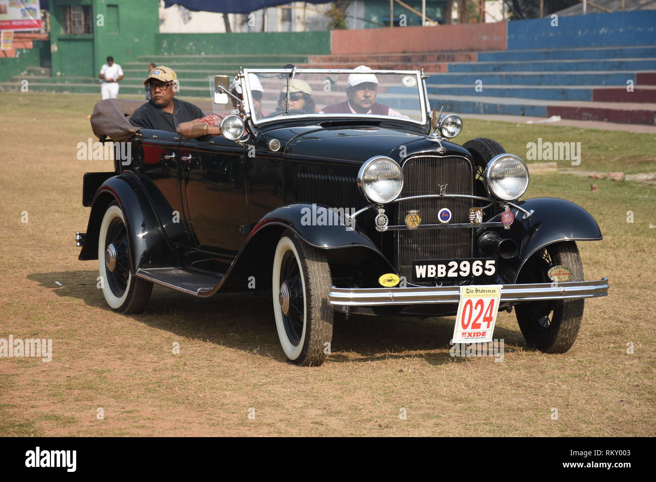 1932 Ford V-8 car with 65 hp and 8 cylinder engine, WBB 2965 India ...