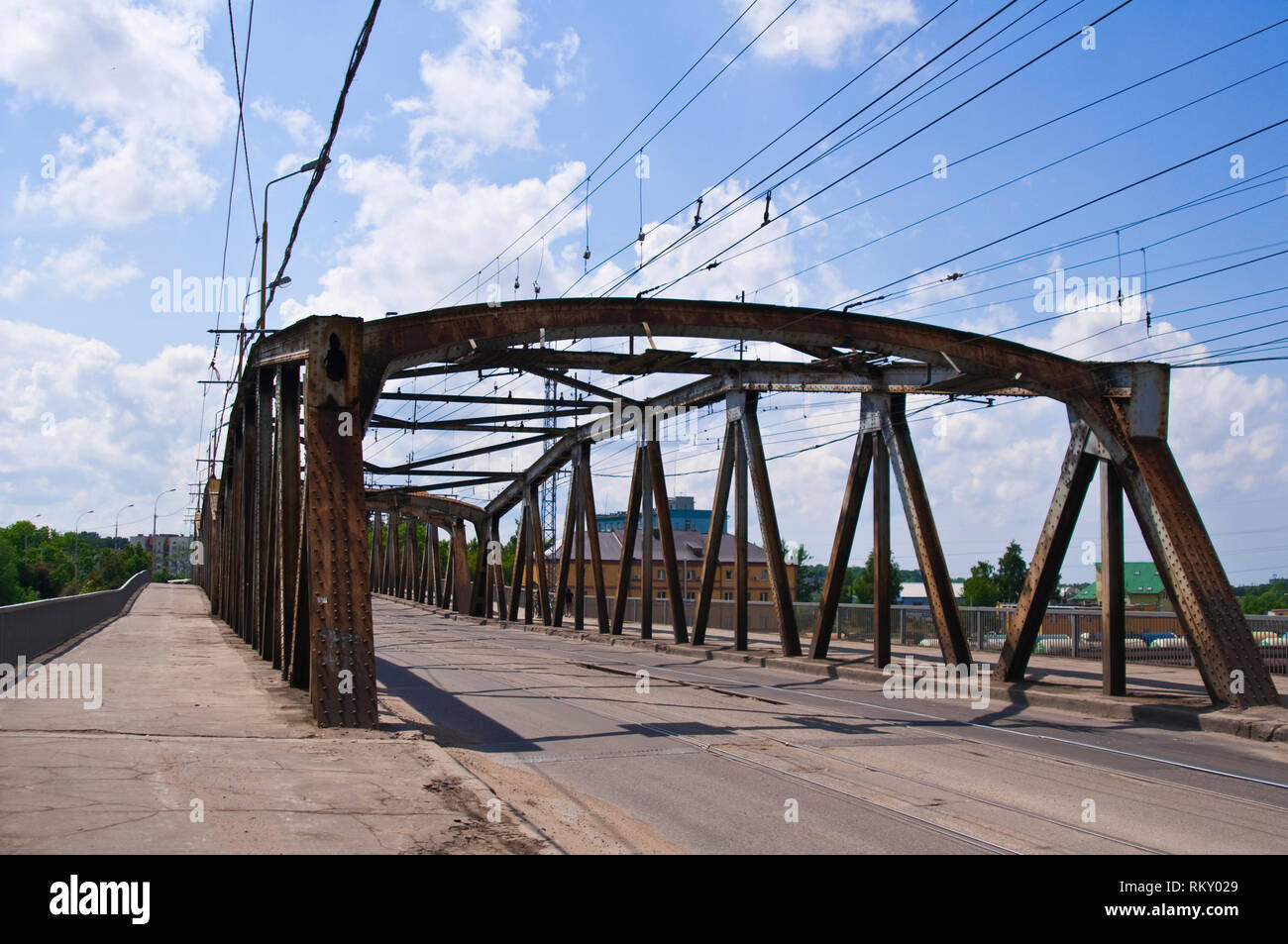 High resolution image. The bridge in the city of Kalinengrade Stock ...
