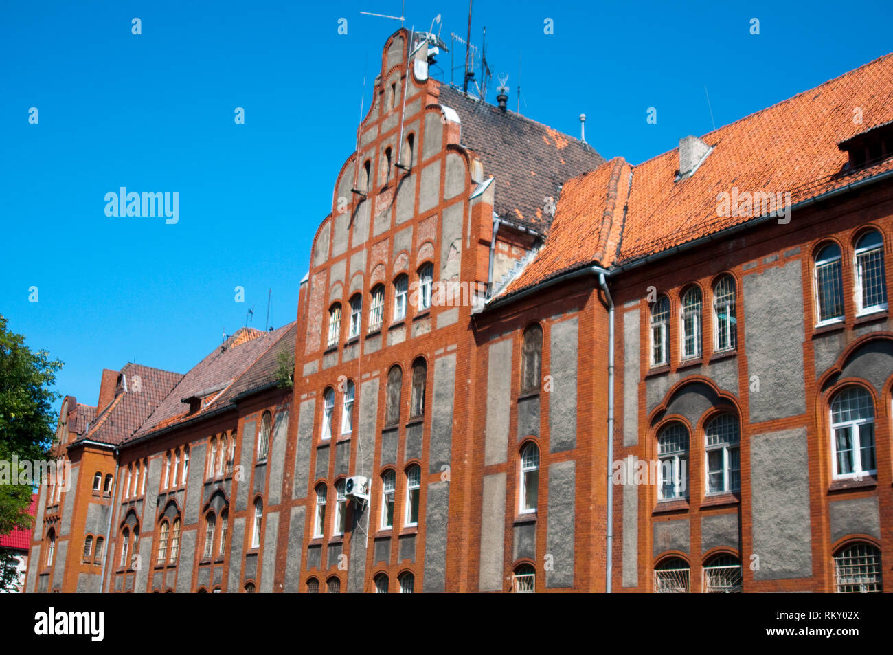 High resolution image. Building in ancient style. Ancient city house ...
