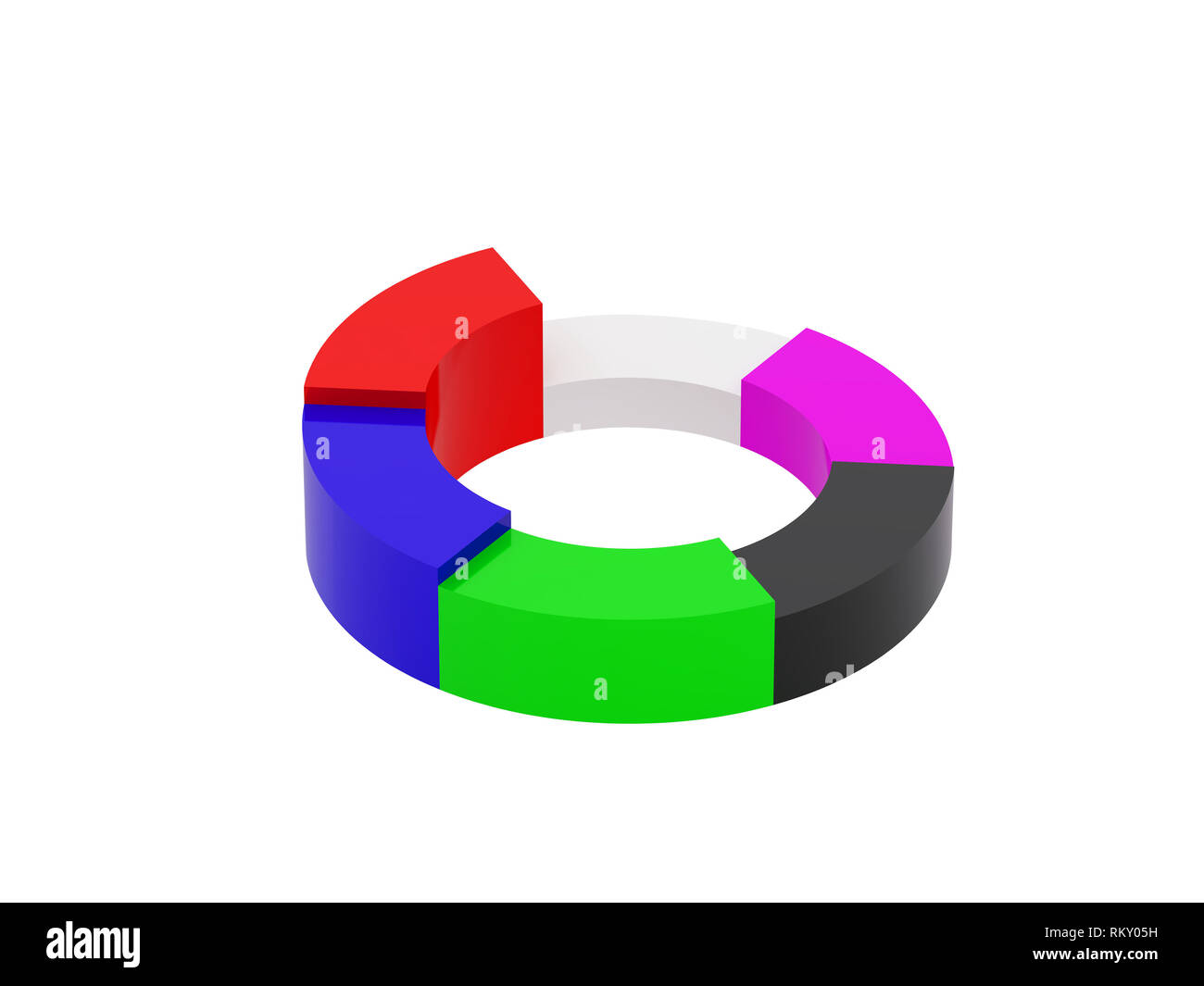 High resolution image diagram. 3d illustration over white backgrounds ...