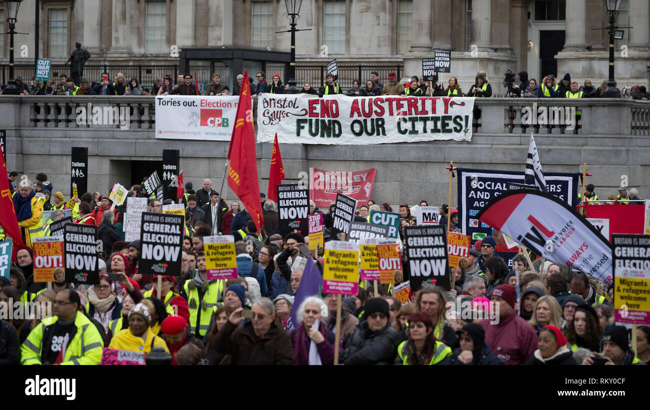 People's Assembly hold Britain is Broken - General Election Now! march ...