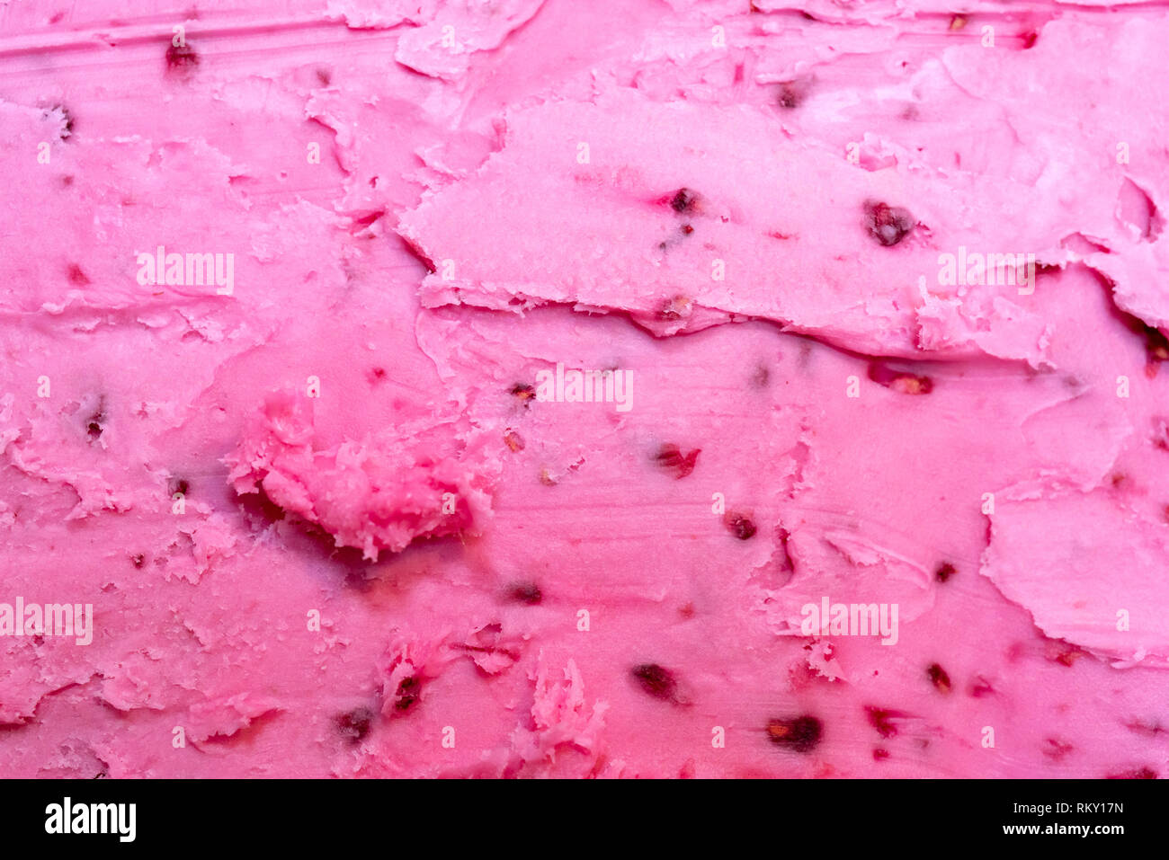 Pink Ice Cream Texture