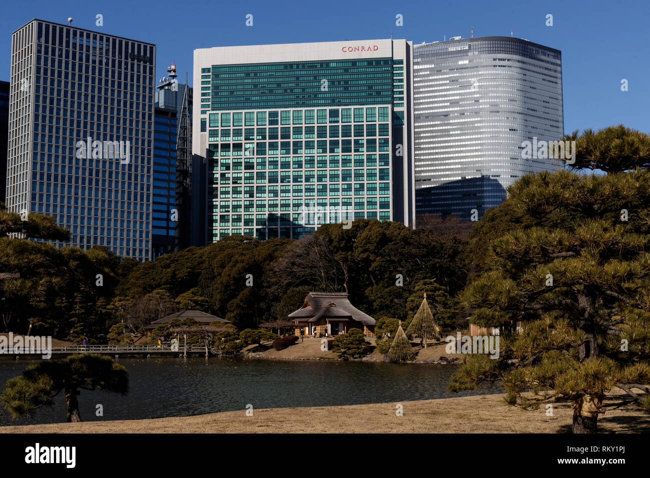 Hamarikyu Gardens, Tokyo Stock Photo - Alamy
