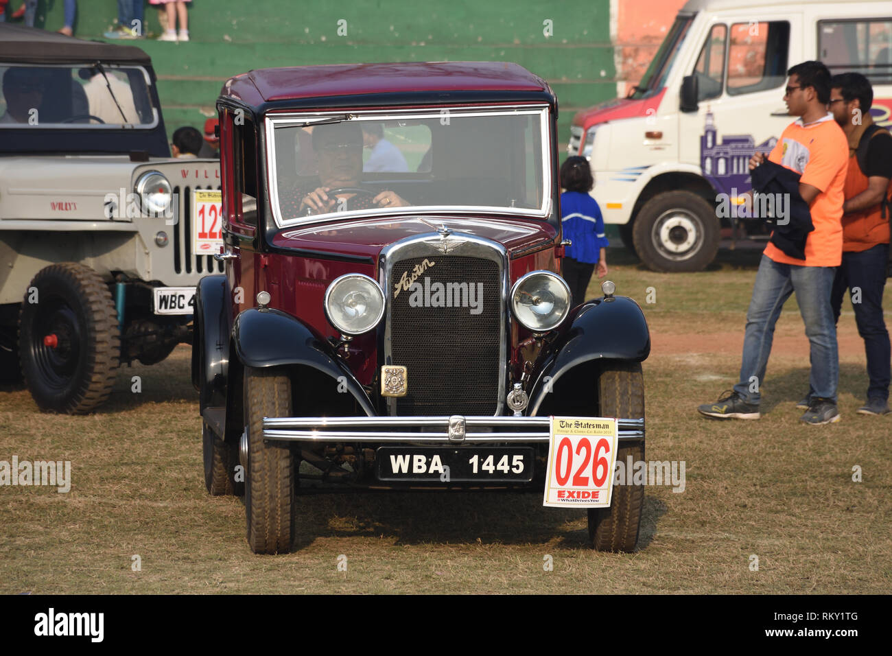1933 Austin car with 10 hp and 4 cylinder engine, WBA 1445 India Stock ...