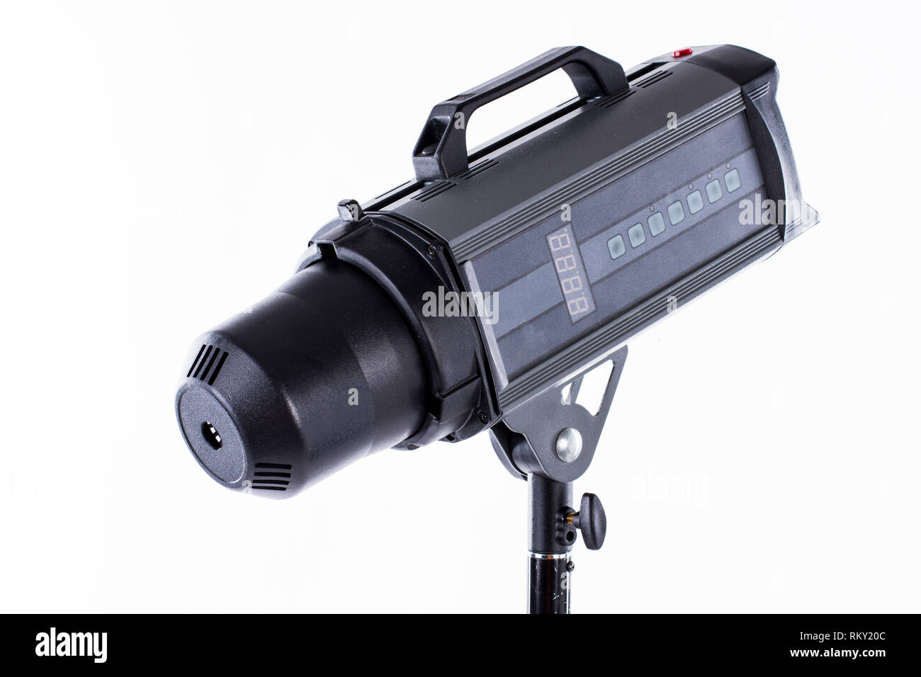 Studio flash strobe lamp light Stock Photo - Alamy