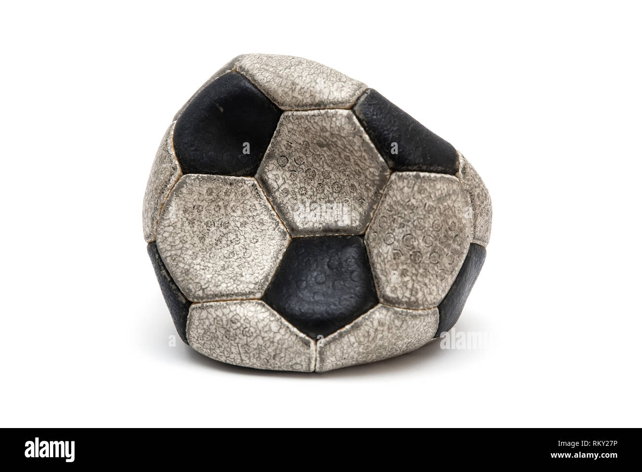 Old soccerball isolated hi-res stock photography and images - Alamy