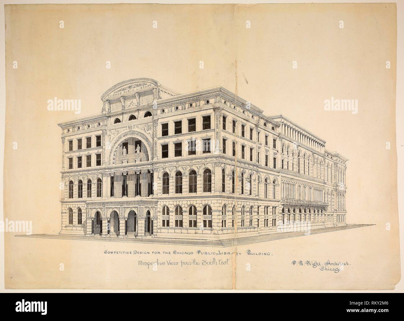 Chicago public library history hi-res stock photography and images - Alamy