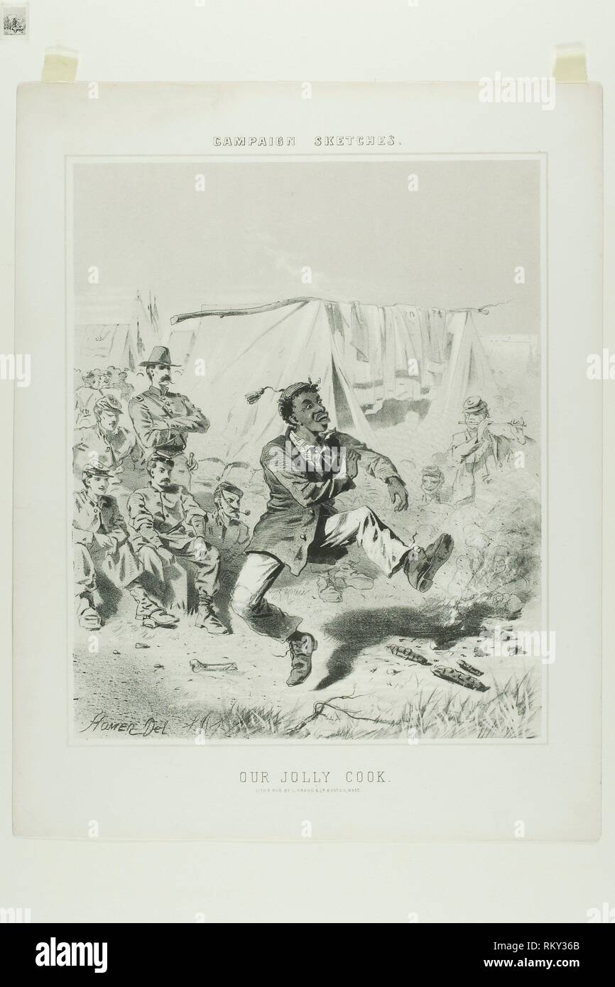 Campaign Sketches: Our Jolly Cook - 1863 - Winslow Homer American, 1836 ...