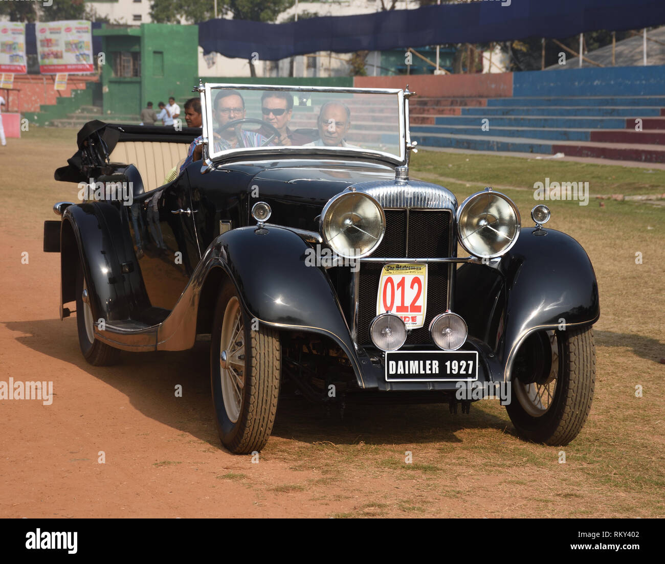 1927 Daimler Double-Six car with 4000 cc cylinder volume engine, India ...