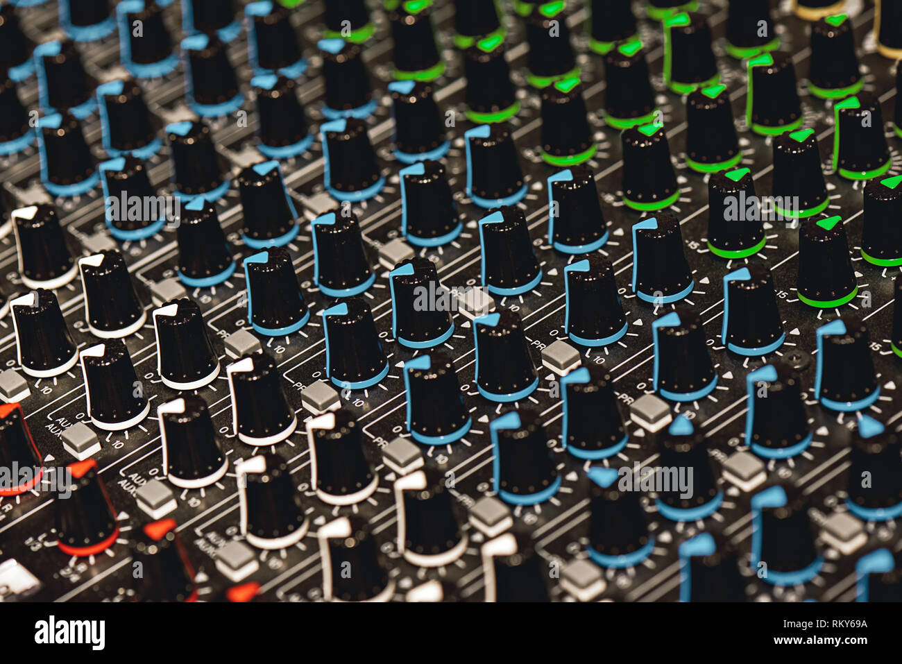 Studio control desk hi-res stock photography and images - Alamy