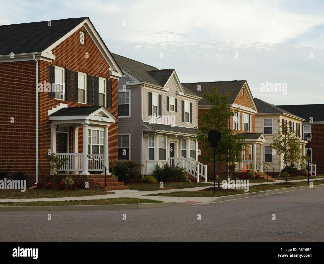 Suburban Neighborhood Street Corner