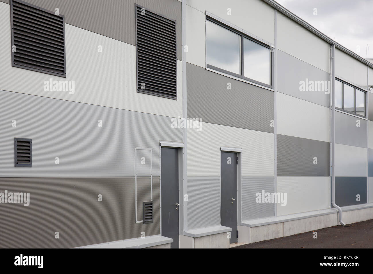Production Plant Exterior Stock Photo - Alamy