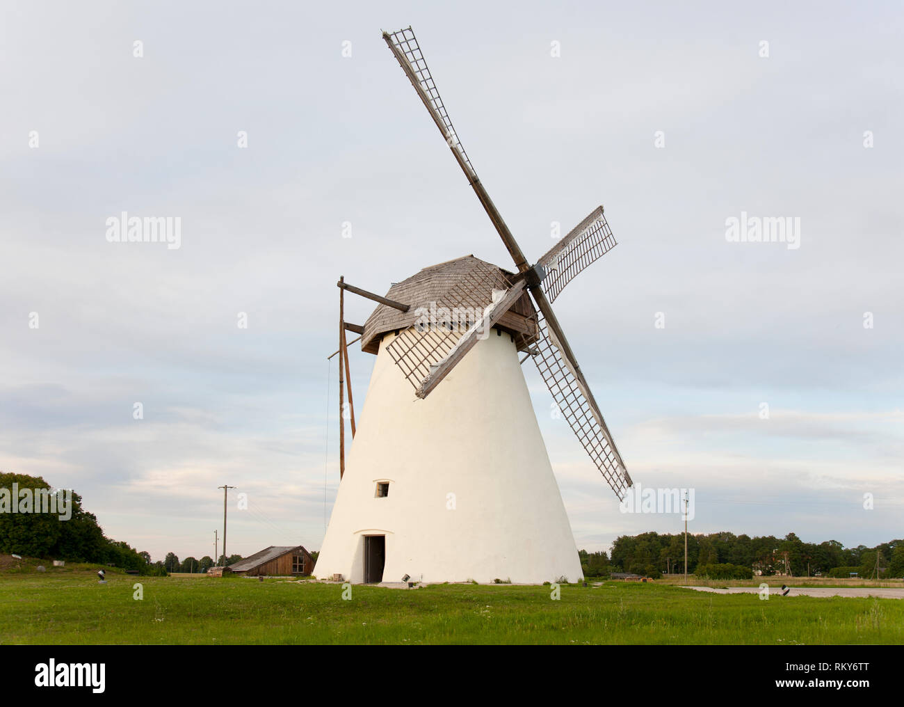 Old Windmill Exterior Stock Photo - Alamy