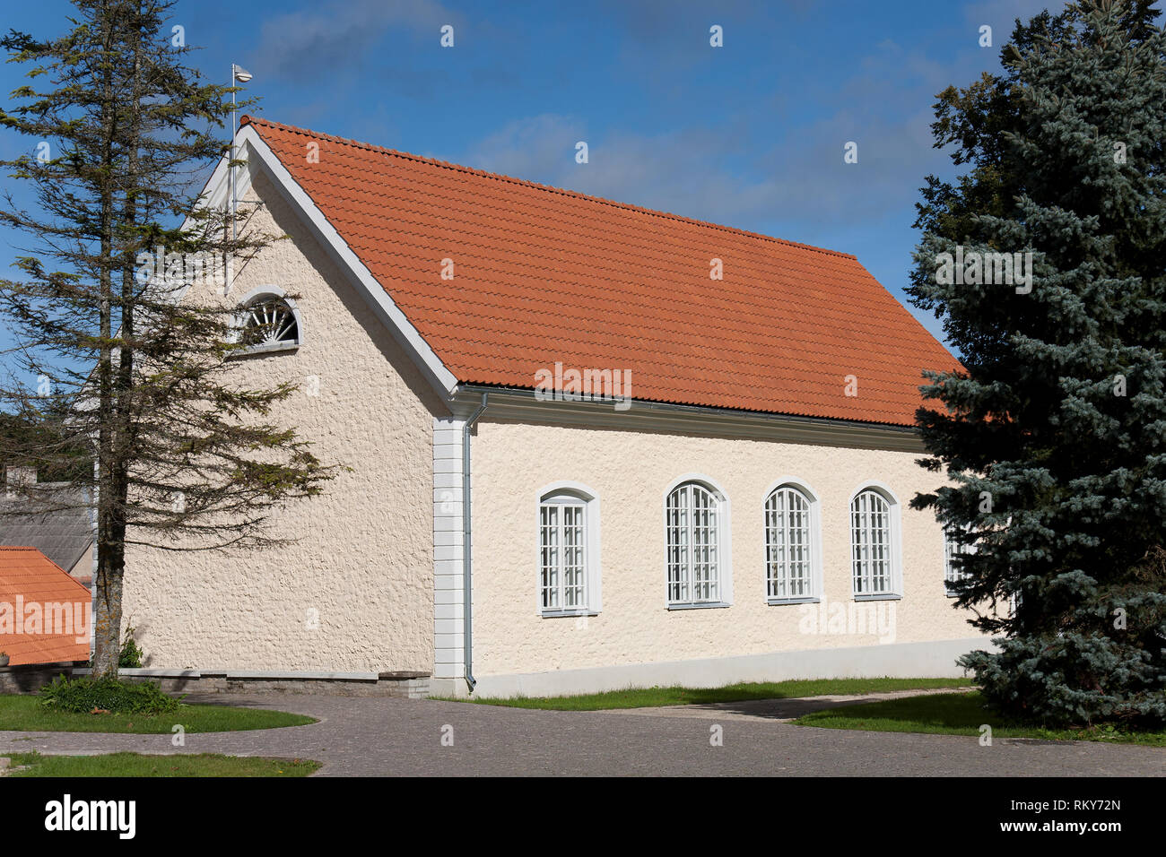 Building at the Vihula Manor Stock Photo - Alamy