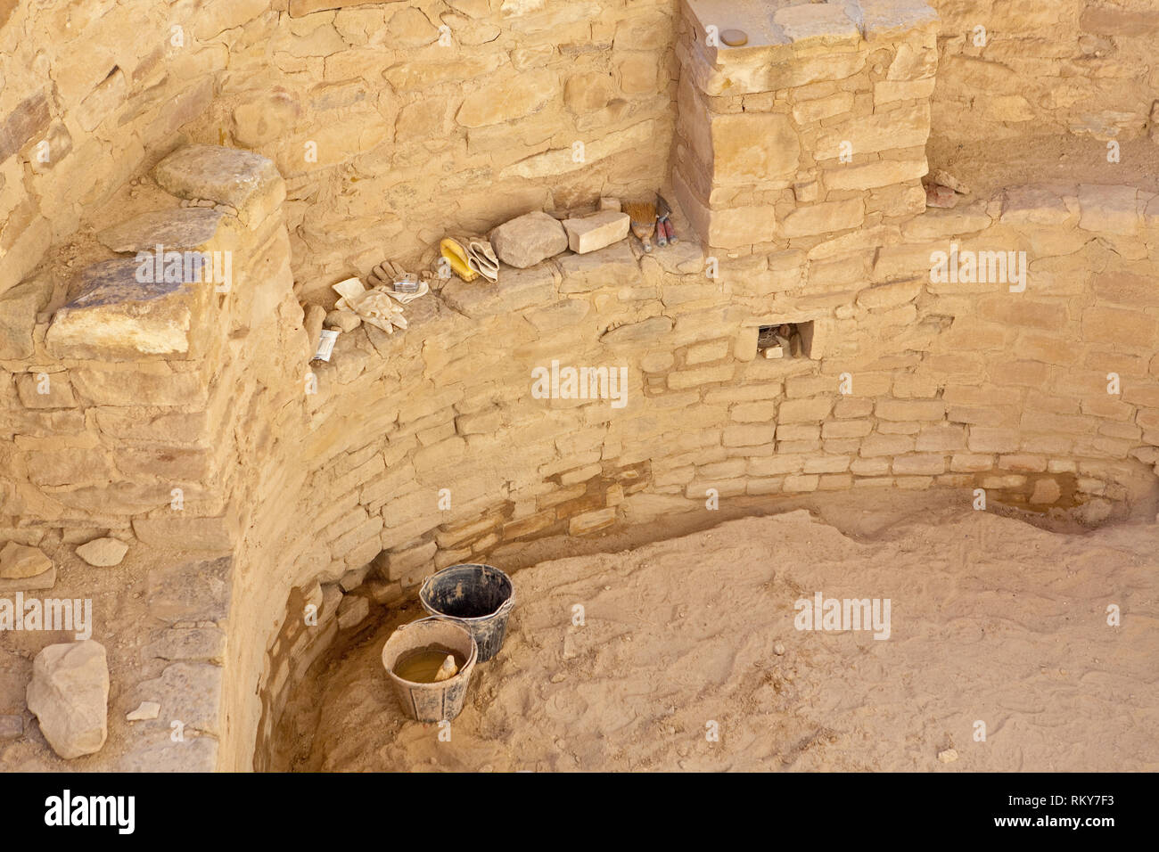 Archaeological Dig Site Stock Photo - Alamy