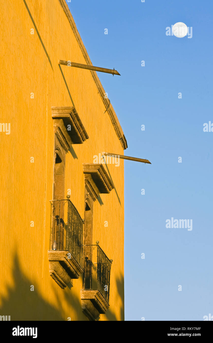 Full Moon Rising Over San Miguel de Allende Stock Photo - Alamy