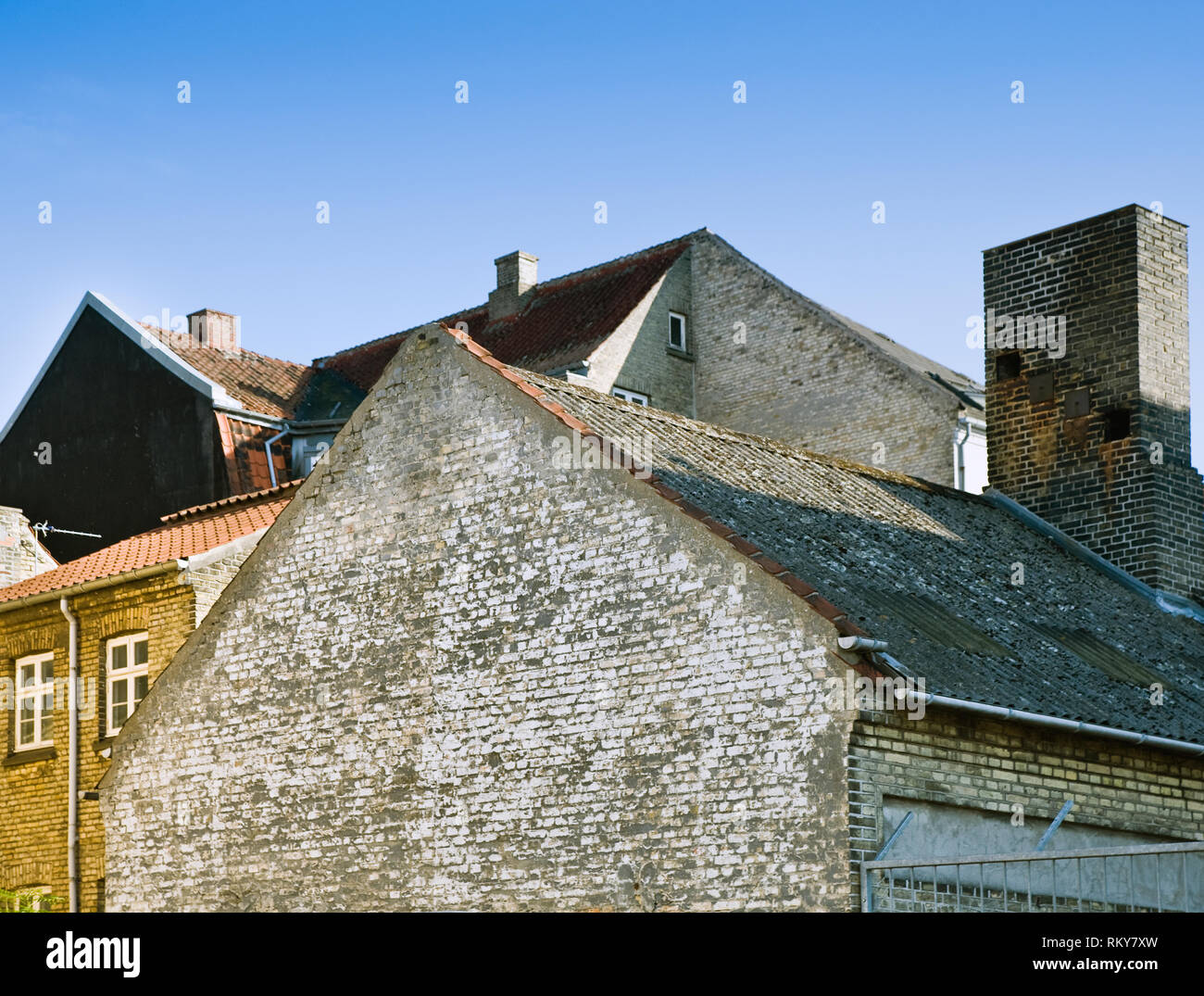 Brick Buildings in Denmark Stock Photo - Alamy
