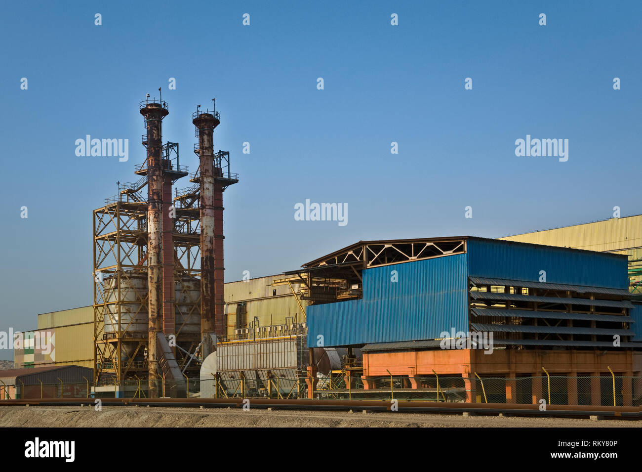 Work Facility at the Dead Sea Stock Photo - Alamy