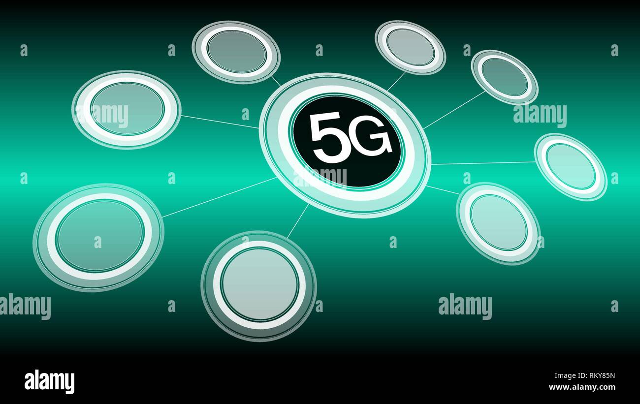 Mobile digital transfer high speed new technology, 5G cellular network ...