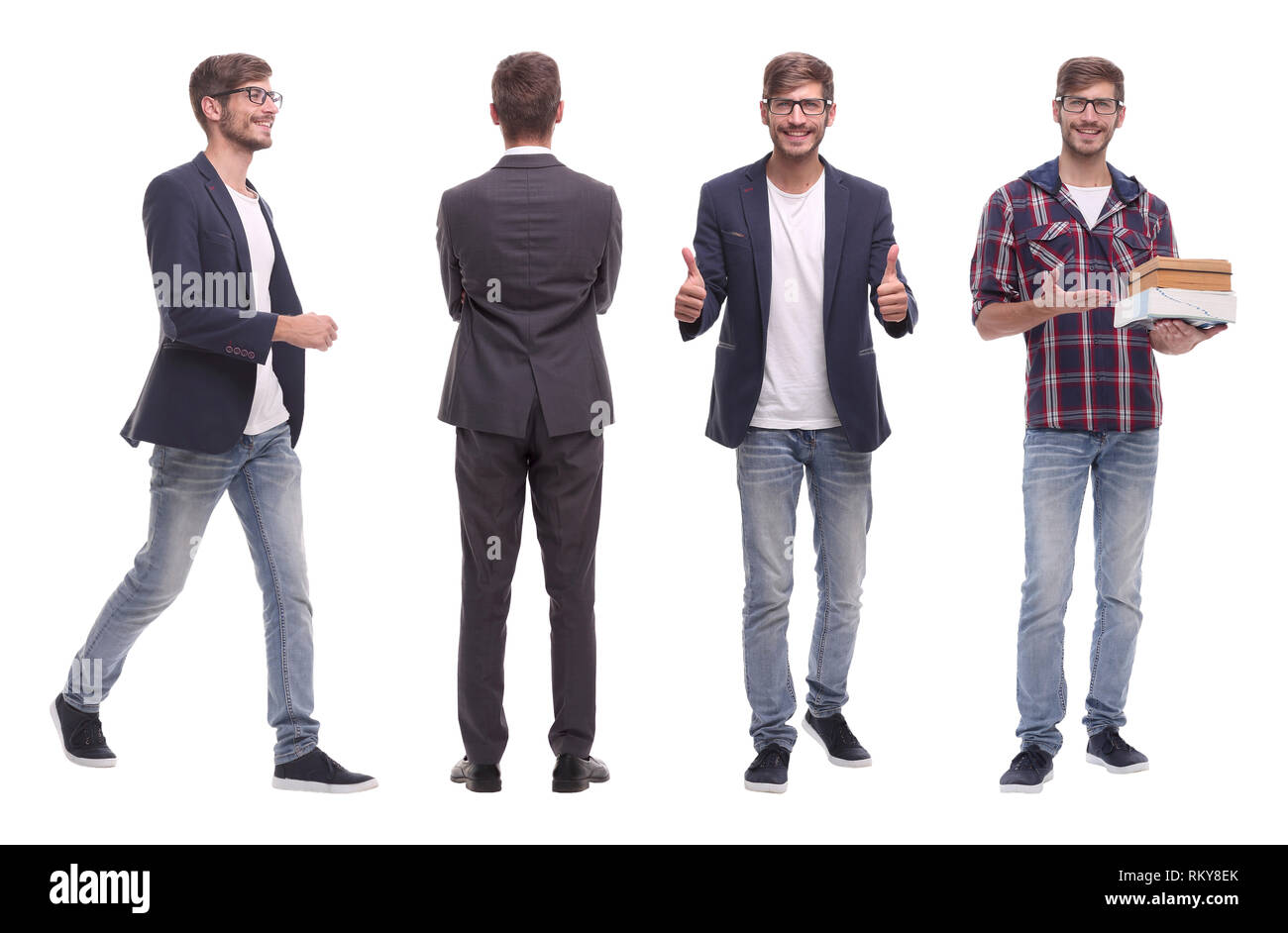 Collage student with bag High Resolution Stock Photography and Images ...