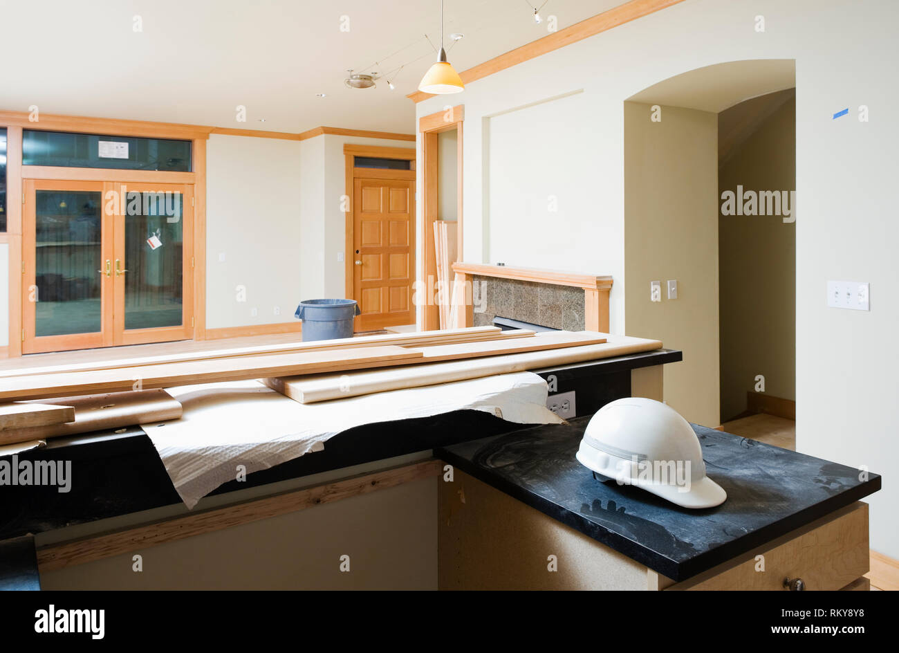 Unfinished Home interior Stock Photo - Alamy