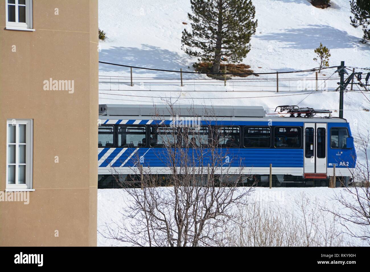 Núria valley railway hi-res stock photography and images - Alamy