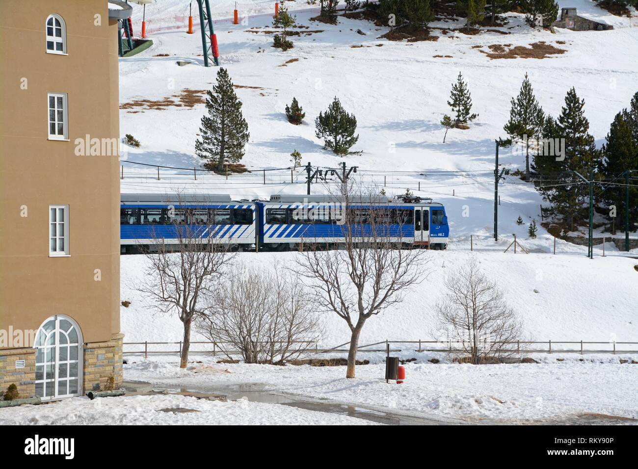 Núria valley railway hi-res stock photography and images - Alamy