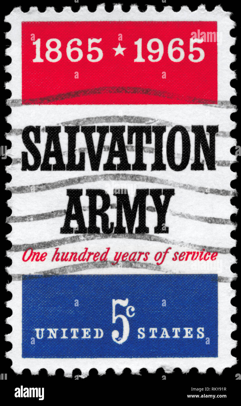 USA - CIRCA 1965: A Stamp printed in USA devoted to Cent. of the ...