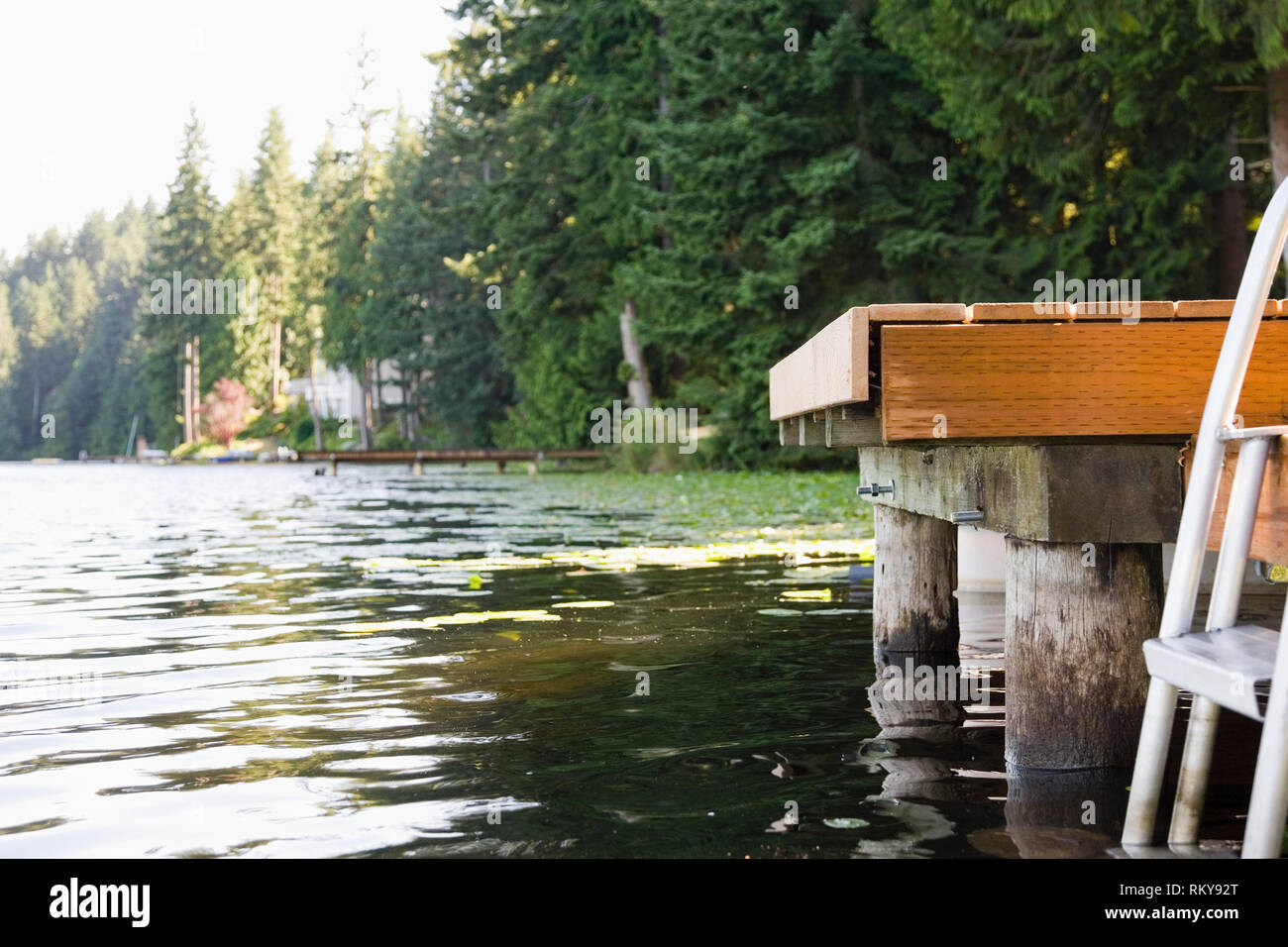 Boat dock on Lake Stock Photo - Alamy