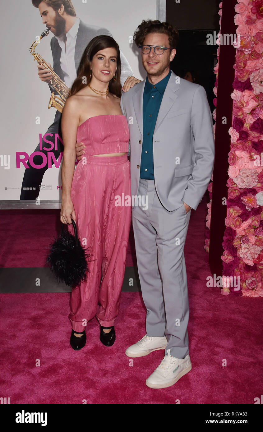 LOS ANGELES, CA - FEBRUARY 11: Todd Strauss-Schulson (R) and guest ...