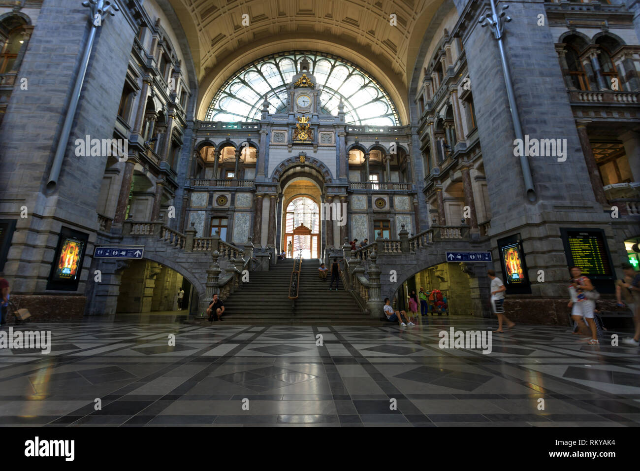 ANTWERP-JUNE 5, 2018. MAS Museum Antwerp at twilight Stock Photo - Alamy