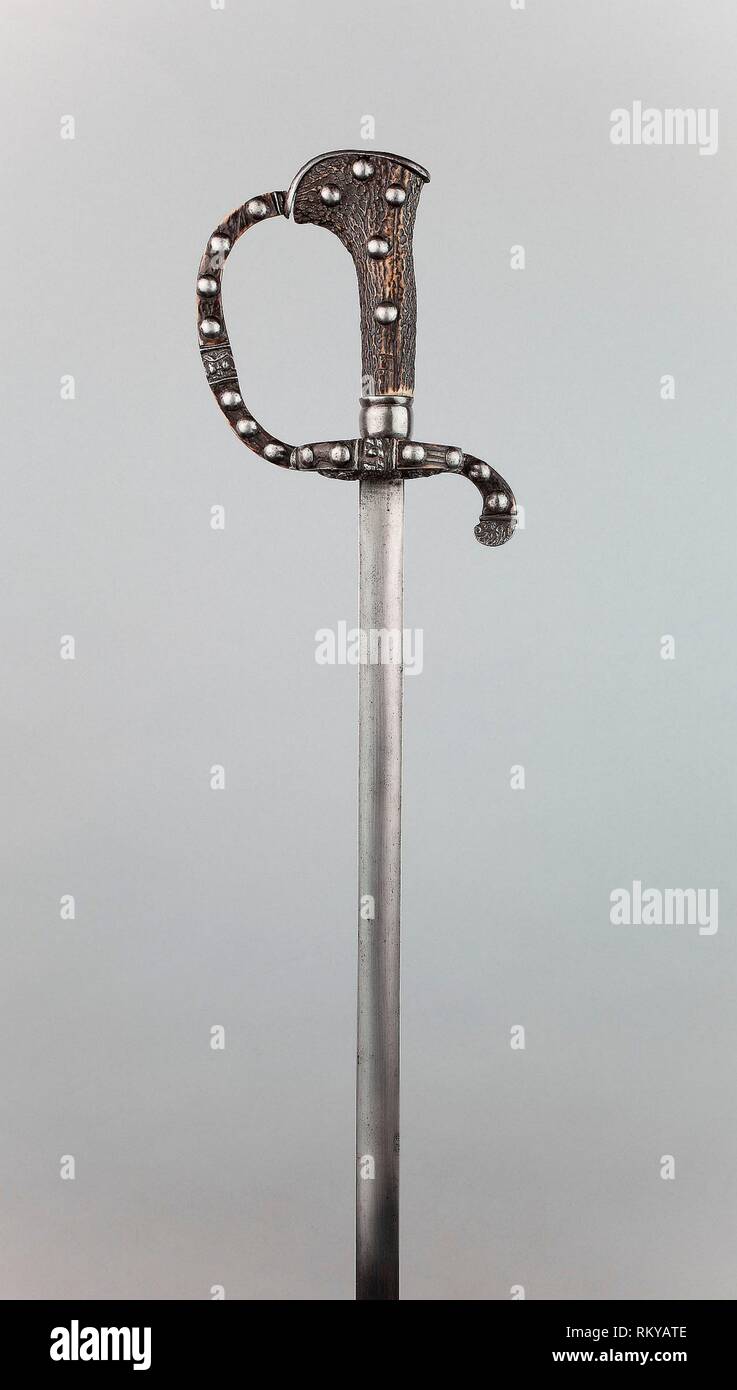 Boar Sword - 1650/60 - German - Origin: Germany, Date: 1650–1660 ...