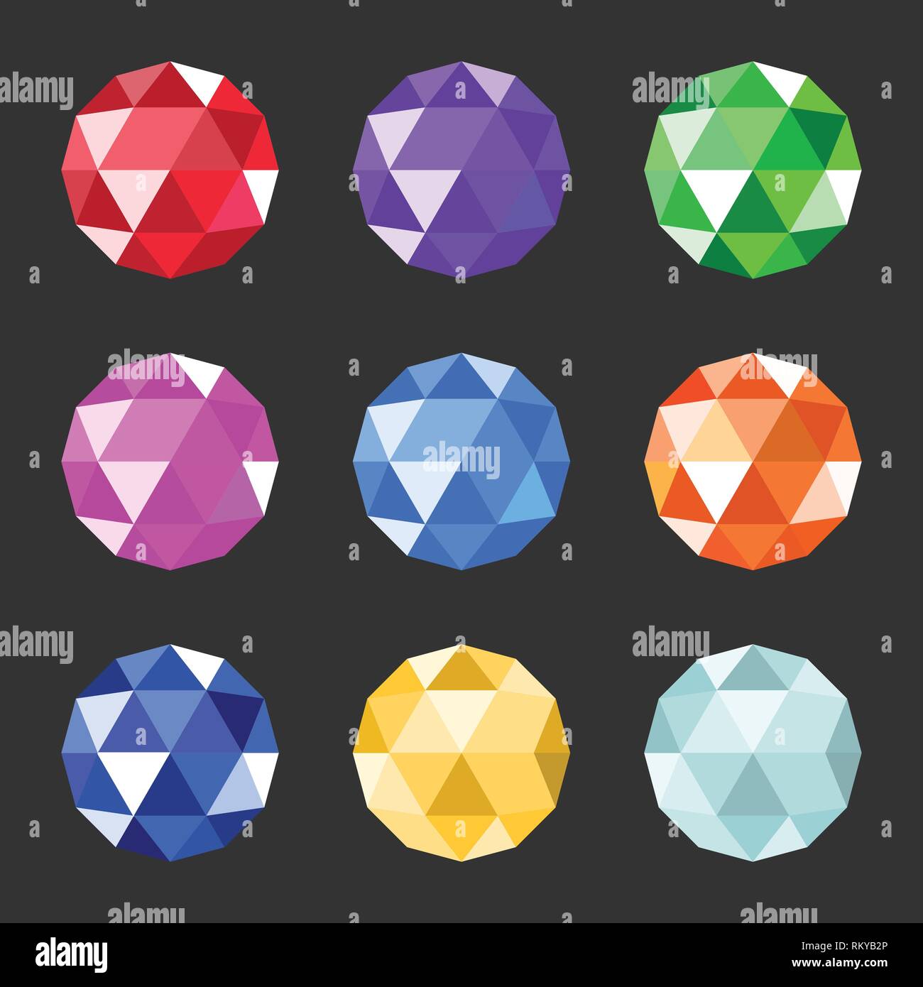 Vector jewels set. Gem stock vector illustration. Gemstones collection ...