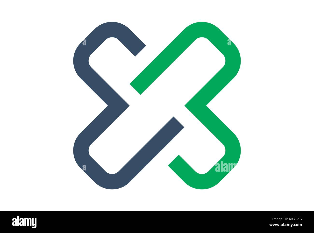 X vector hi-res stock photography and images - Alamy