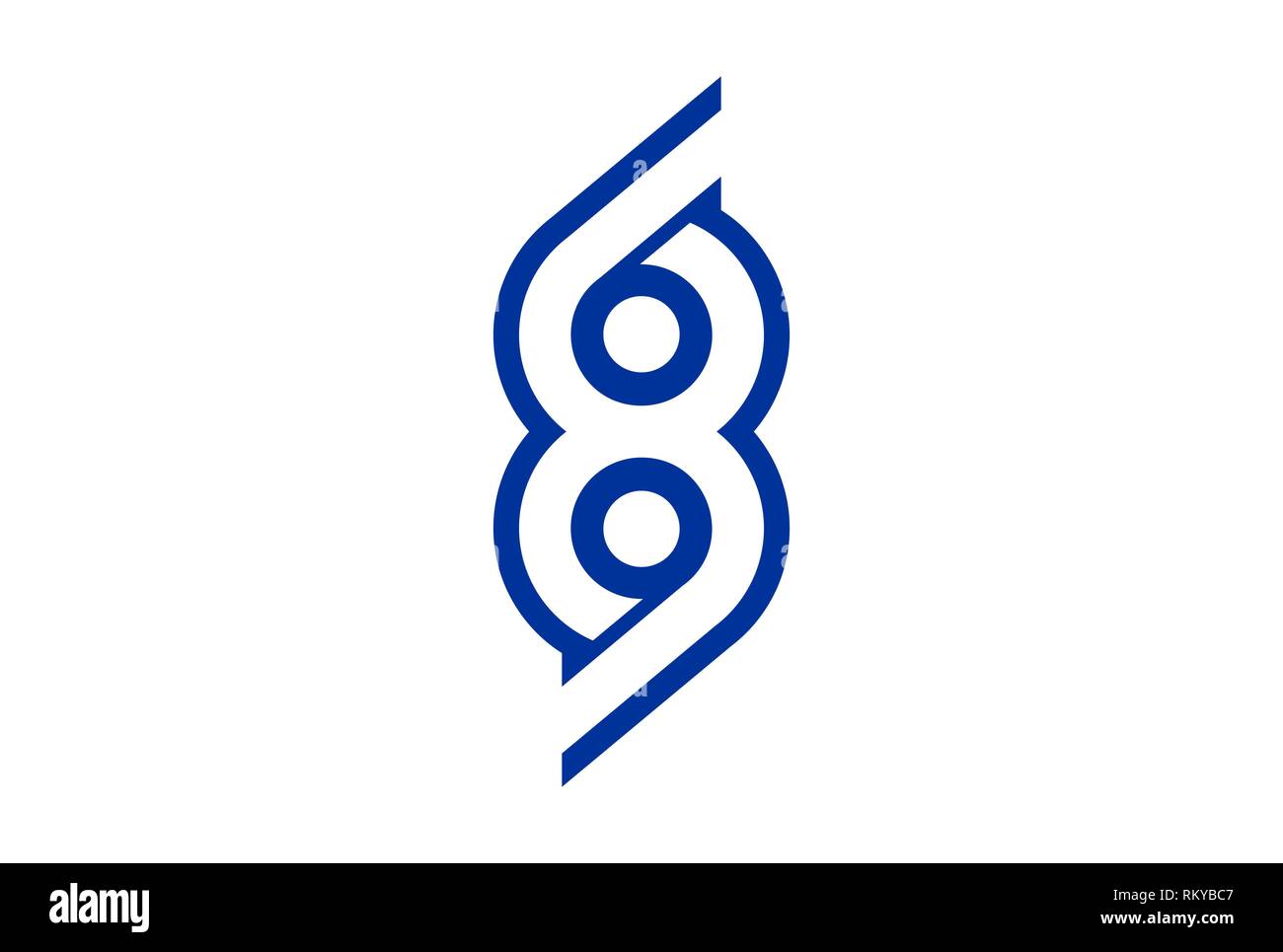 Abstract eight logo hi-res stock photography and images - Alamy