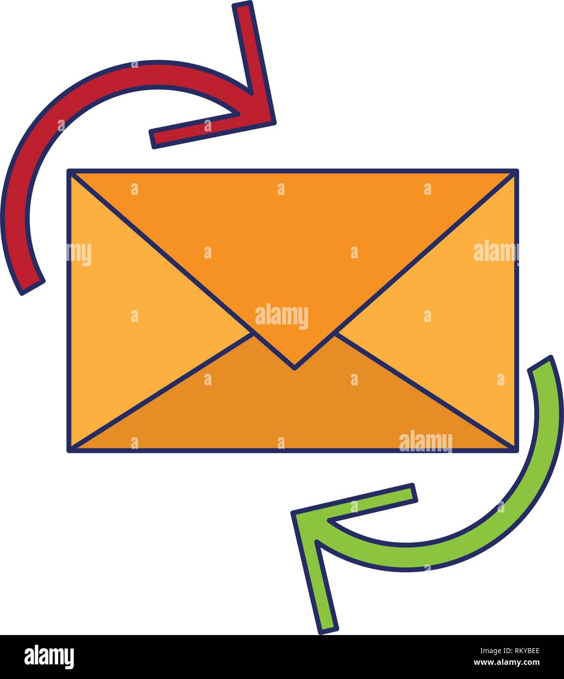 Address arrows Stock Vector Images - Alamy