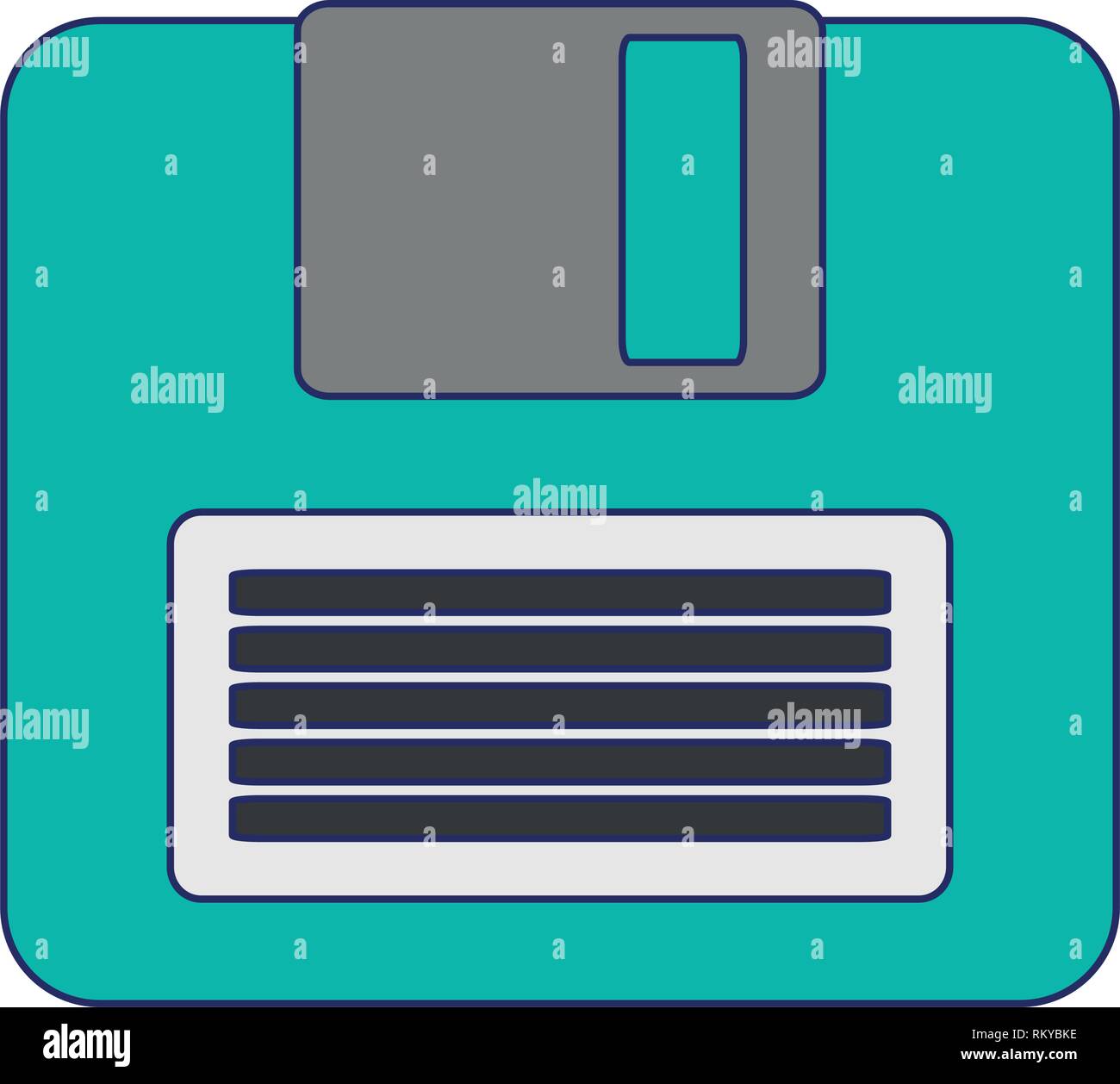 diskette save symbol isolated Stock Vector Image & Art - Alamy