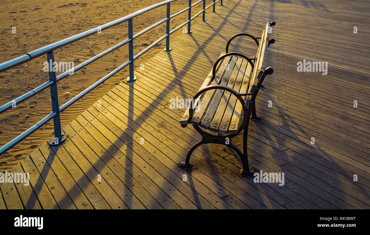 Coney Island Boardwalk Empty High Resolution Stock Photography and ...