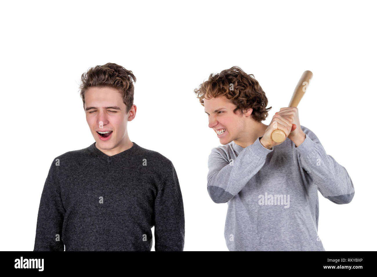 Men fight street Cut Out Stock Images & Pictures - Alamy