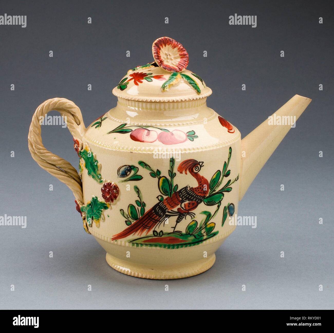 Teapot - About 1770 - Leeds, England - Origin: Leeds, Date: 1765–1775 ...