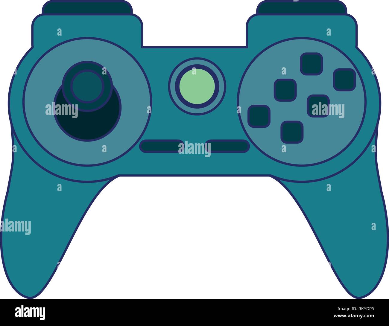 Videogame gamepad symbol isolated Stock Vector Image & Art - Alamy