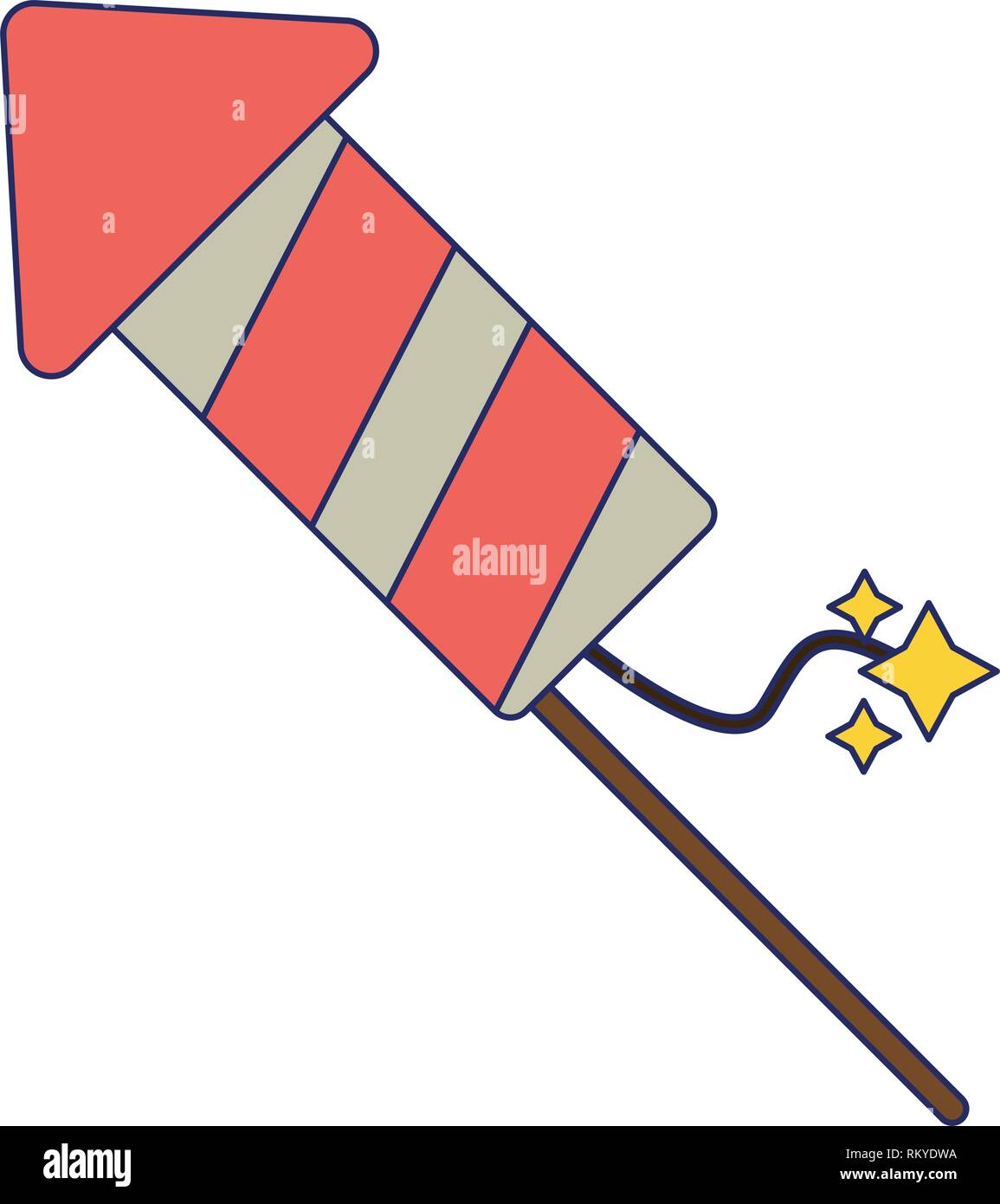 Cartoon Firework Rocket