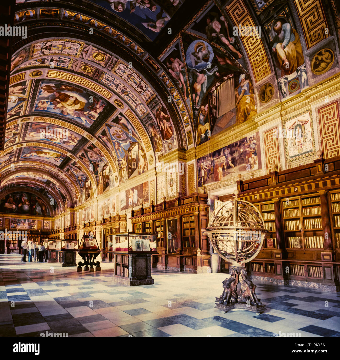 Library el escorial spain hi-res stock photography and images - Alamy