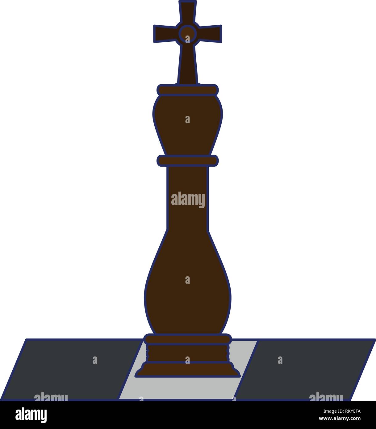 Cartoon Illustration Rook Chess Piece High Resolution Stock Photography ...