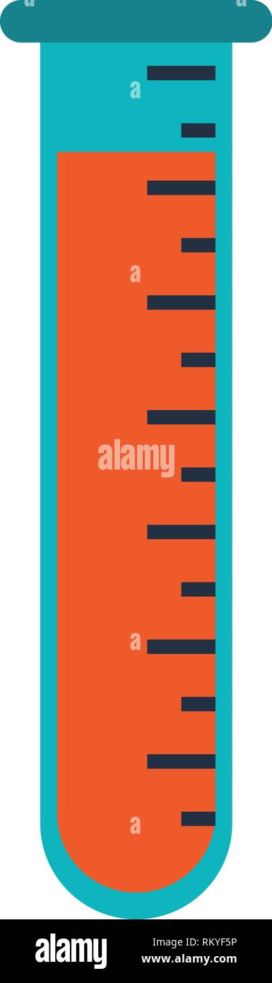 chemistry test tube with liquid symbol Stock Vector Image & Art - Alamy