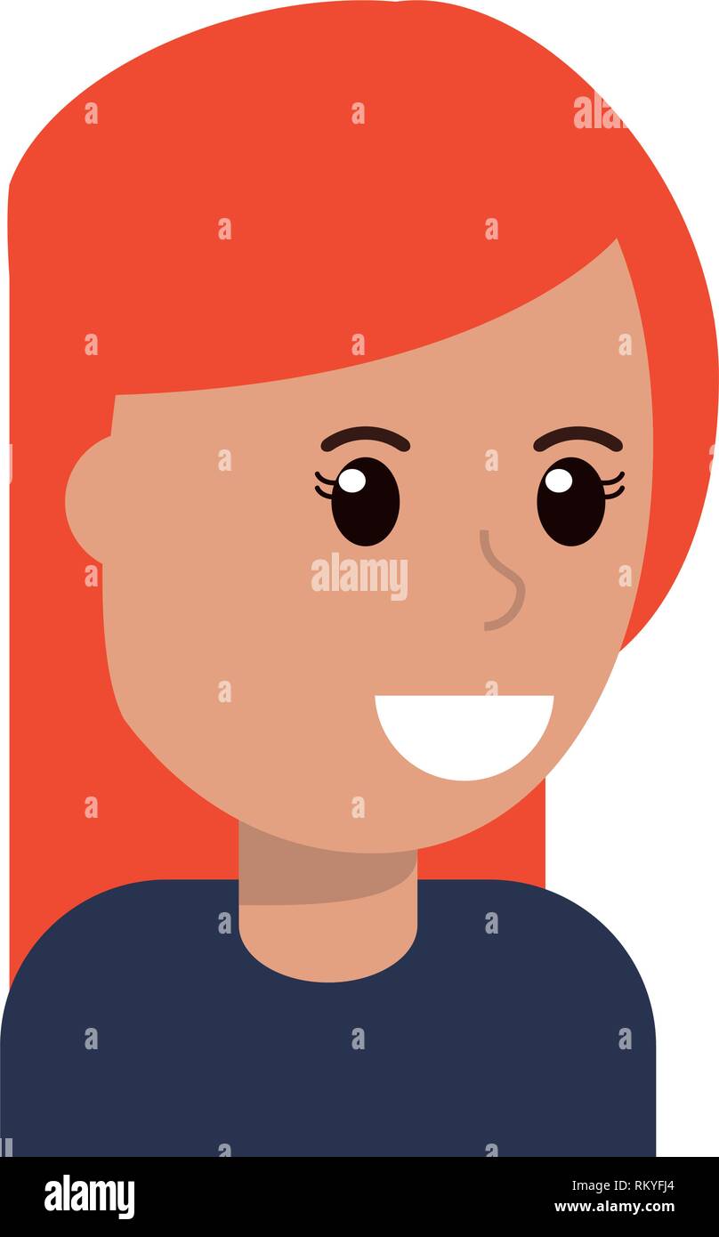 woman smiling cartoon Stock Vector Image & Art - Alamy