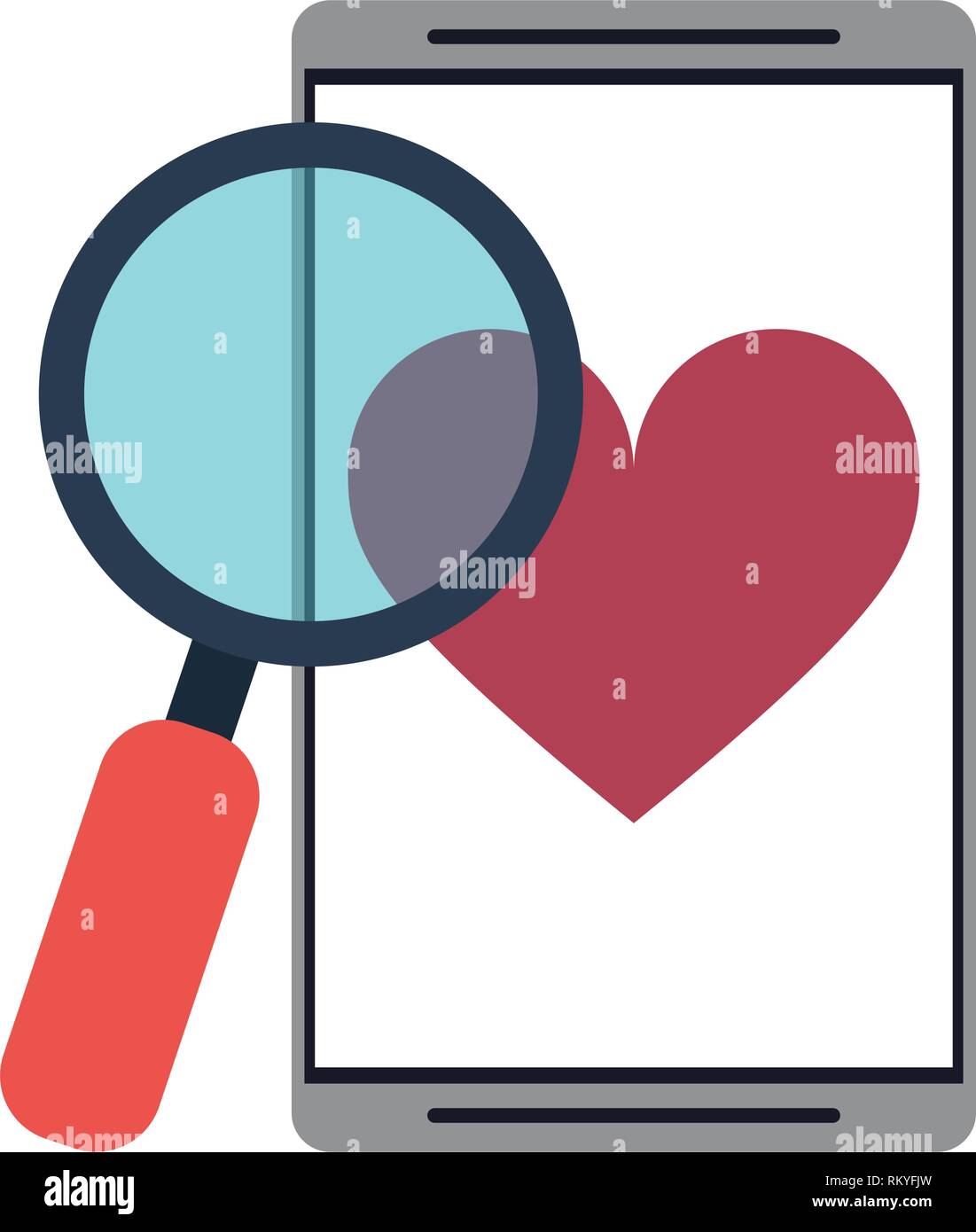 Dating application Stock Vector Images - Alamy